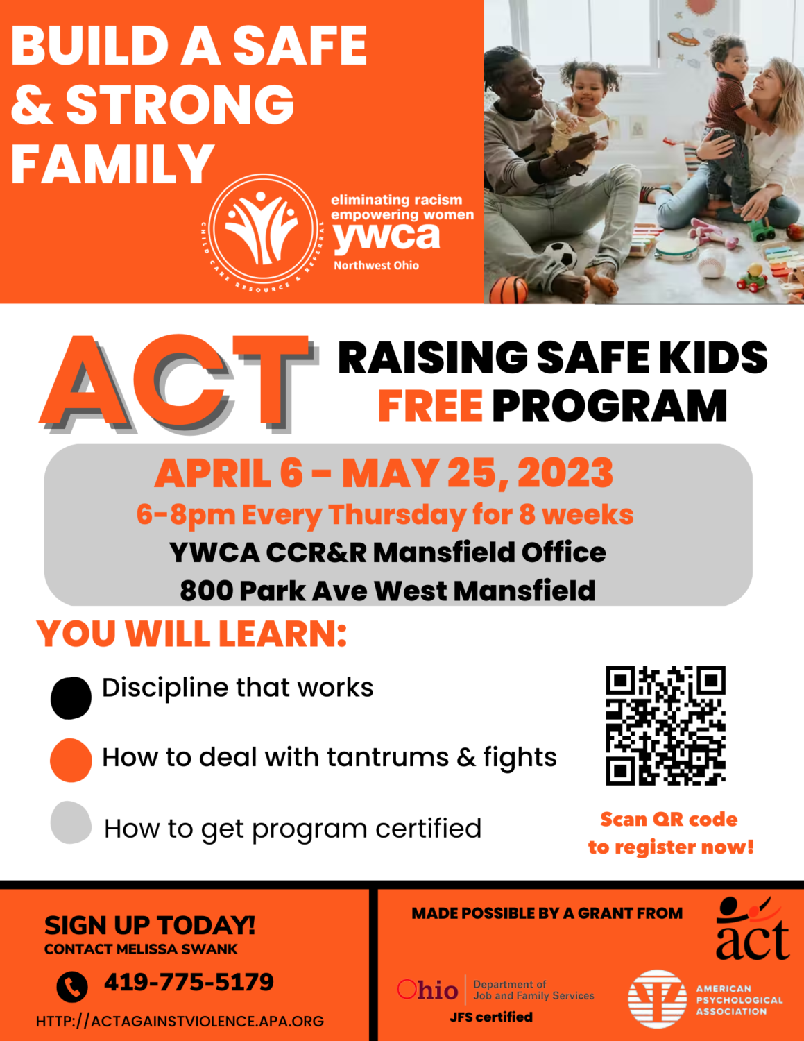 ACT Raising Safe Kids | Mental Health & Recovery Services Board